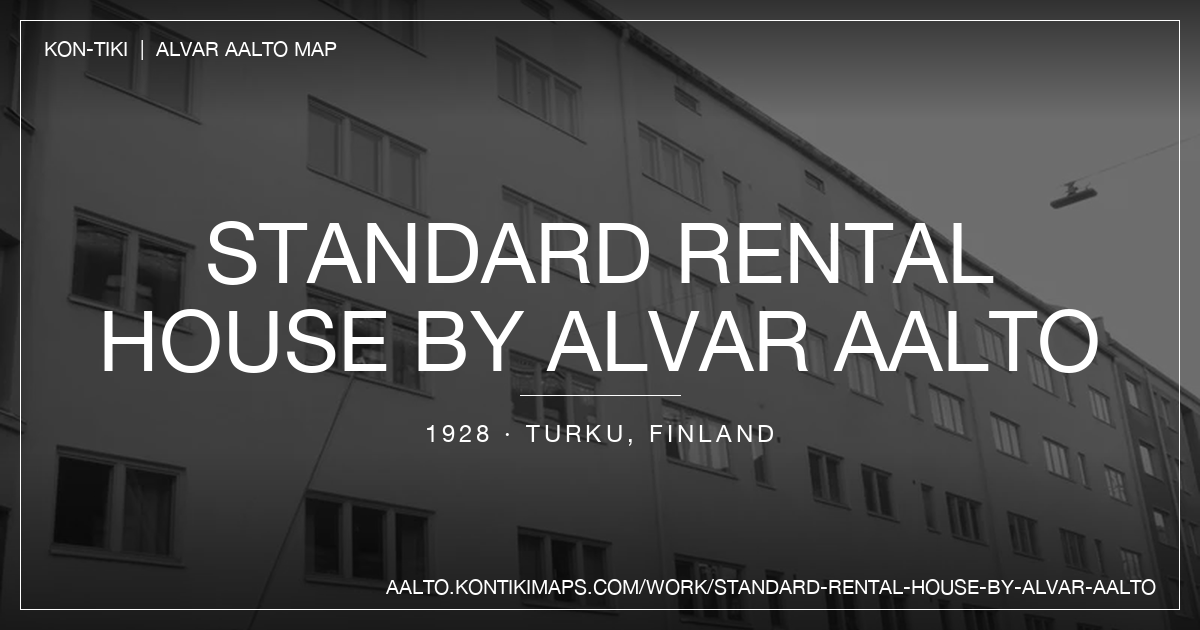 Standard rental house by Alvar Aalto — Alvar Aalto Map