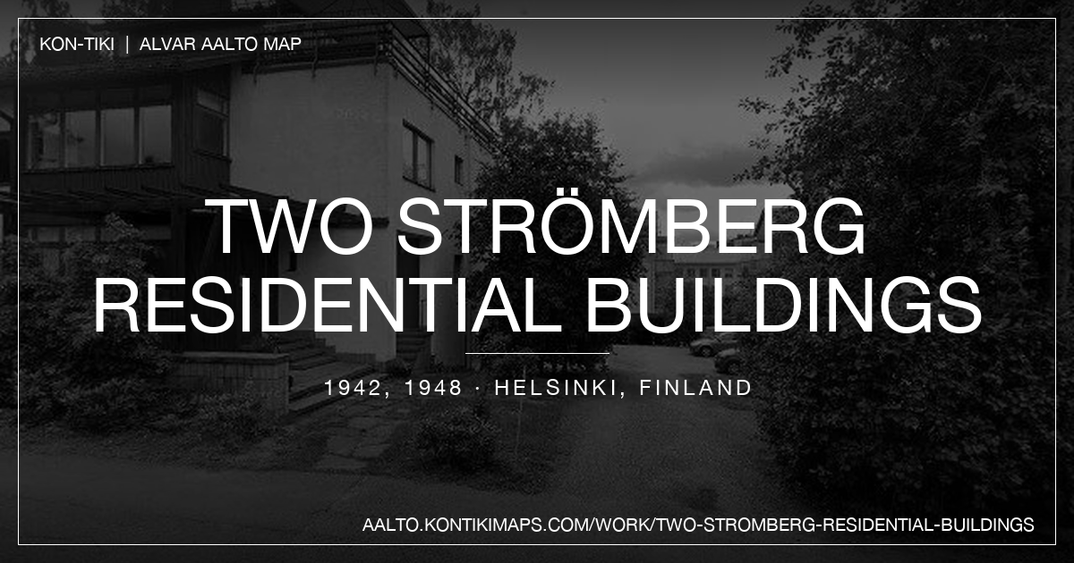 Two Strömberg Residential Buildings — Alvar Aalto Map